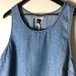 Universal Thread | Tops | Nwt Universal Thread Denim Tank With Tie ...